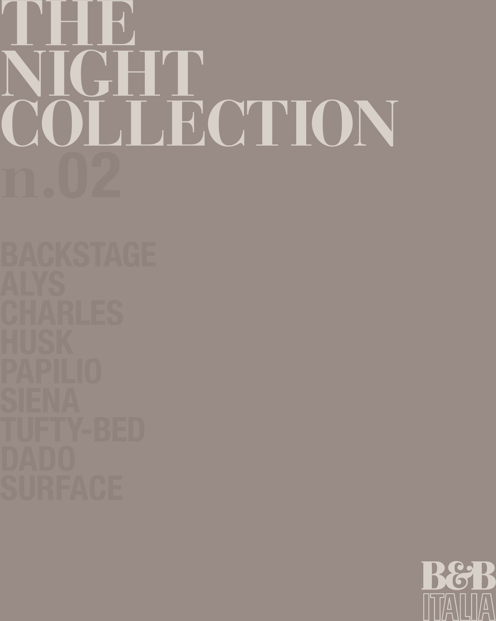 B&B The Night Collection Catalog - Library - B&B